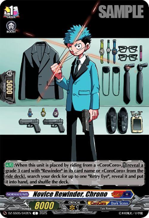 Novice Rewinder, Chrono - DZ-SS05: CoroCoro Start Deck Pack - Cardfight Vanguard - TCGplayer.com