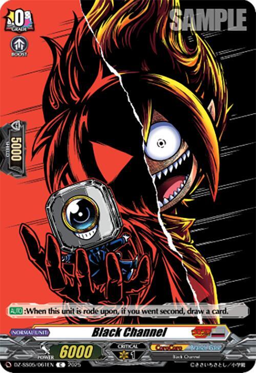 Black Channel - DZ-SS05: CoroCoro Start Deck Pack - Cardfight Vanguard - TCGplayer.com