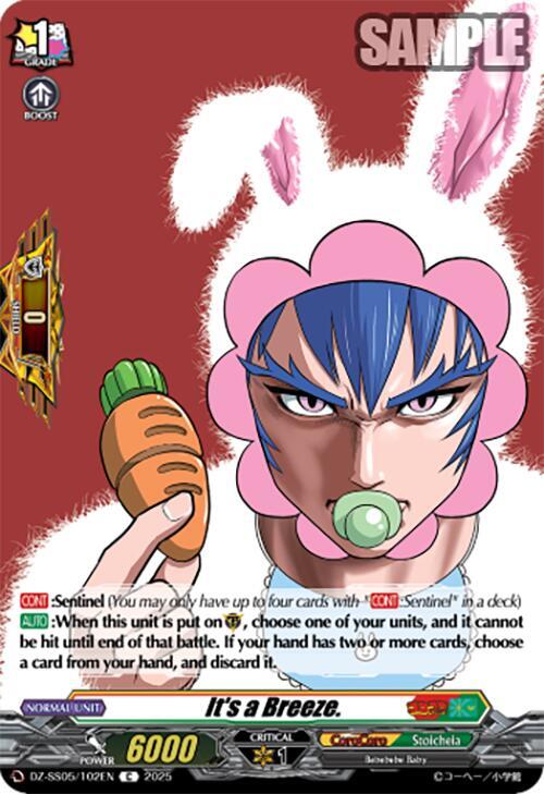 It's a Breeze. - DZ-SS05: CoroCoro Start Deck Pack - Cardfight Vanguard - TCGplayer.com
