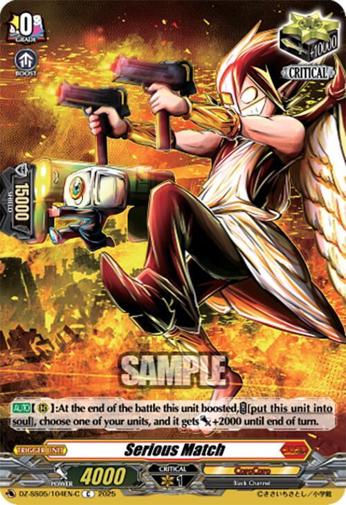 Serious Match (C) - DZ-SS05: CoroCoro Start Deck Pack - Cardfight Vanguard - TCGplayer.com