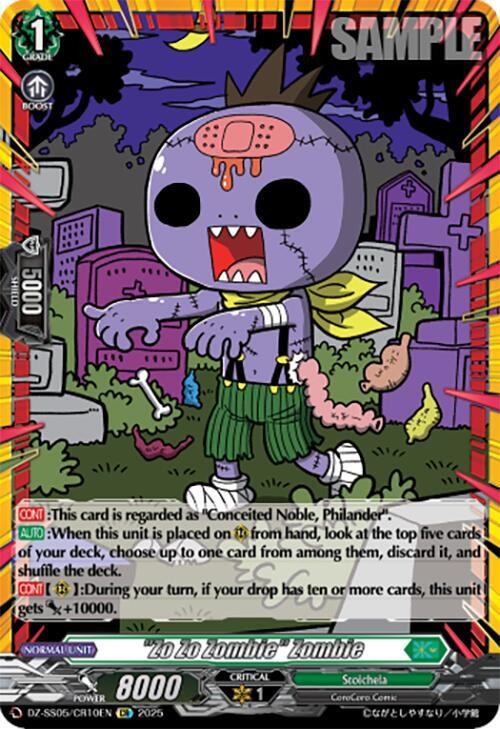 "Zo Zo Zombie" Zombie (CR) - DZ-SS05: CoroCoro Start Deck Pack ...