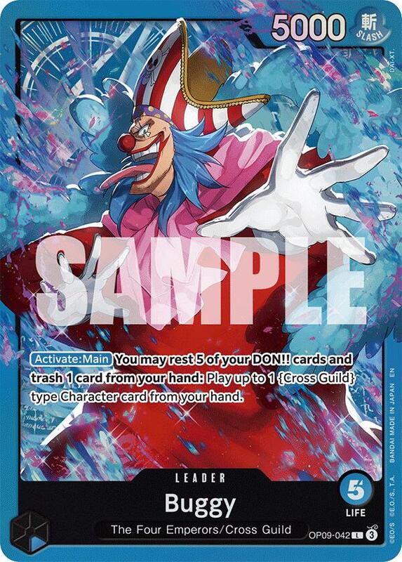Buggy (OP09-042) - Starter Deck 25: BLUE Buggy - One Piece Card Game ...