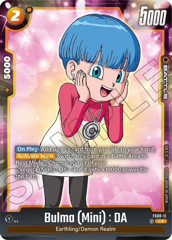 Bulma (Mini) : DA (Bonus Pack Alternate Art) - Starter Deck 8: Vegeta ...