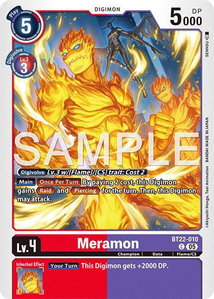 Meramon - Cyber Eden - Digimon Card Game - TCGplayer.com