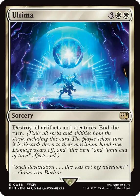 Ultima, Origin of Oblivion - FINAL FANTASY - Magic: The Gathering ...