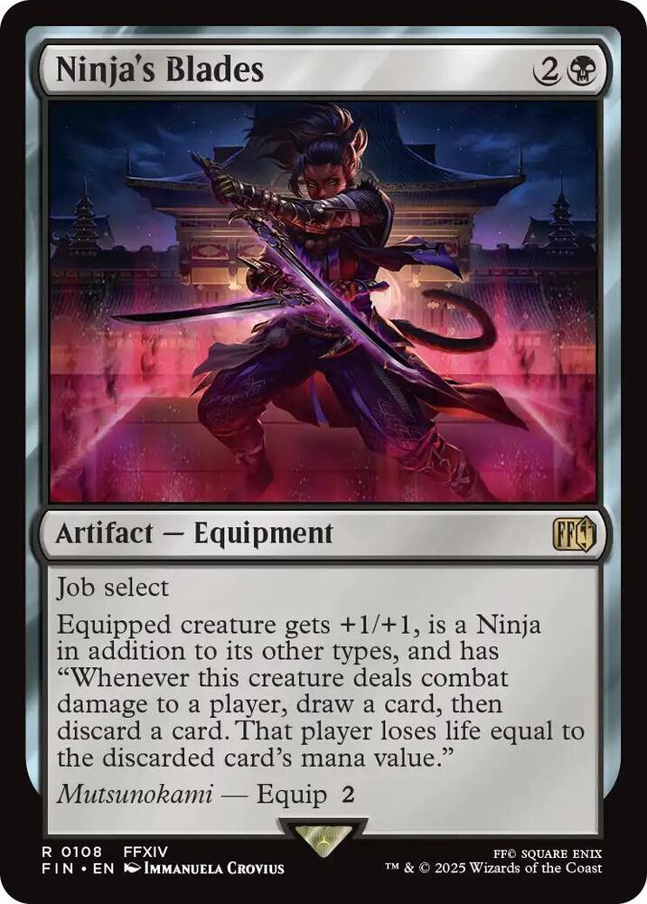 Ninja's Blades - FINAL FANTASY - Magic: The Gathering - TCGplayer.com
