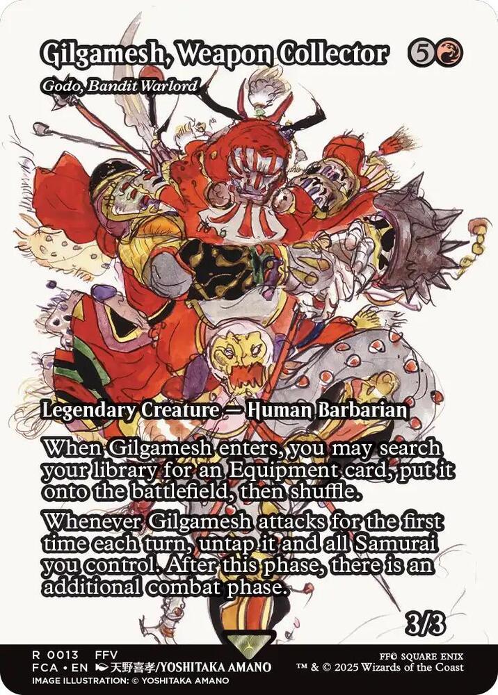 Gilgamesh, Weapon Collector - Godo, Bandit Warlord (Showcase) - FINAL ...