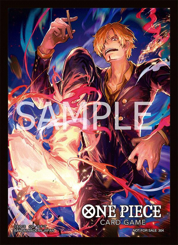 One Piece Card Game Official Sleeves - Sanji (10-Pack) - Bandai Card ...