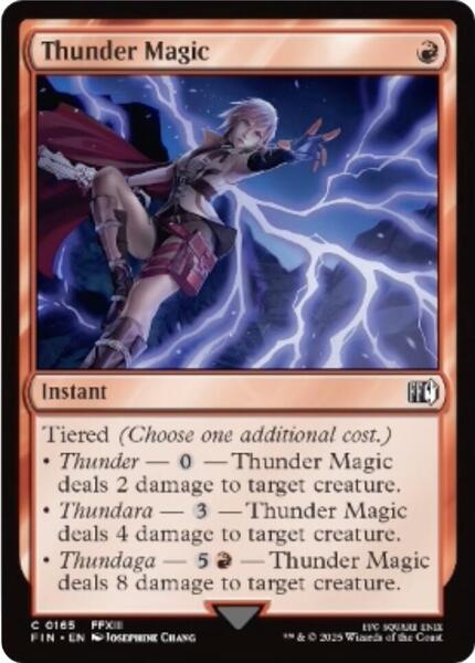 Thunder Magic - FINAL FANTASY - Magic: The Gathering - TCGplayer.com