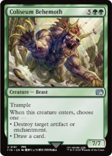 Coliseum Behemoth - FINAL FANTASY - Magic: The Gathering - TCGplayer.com