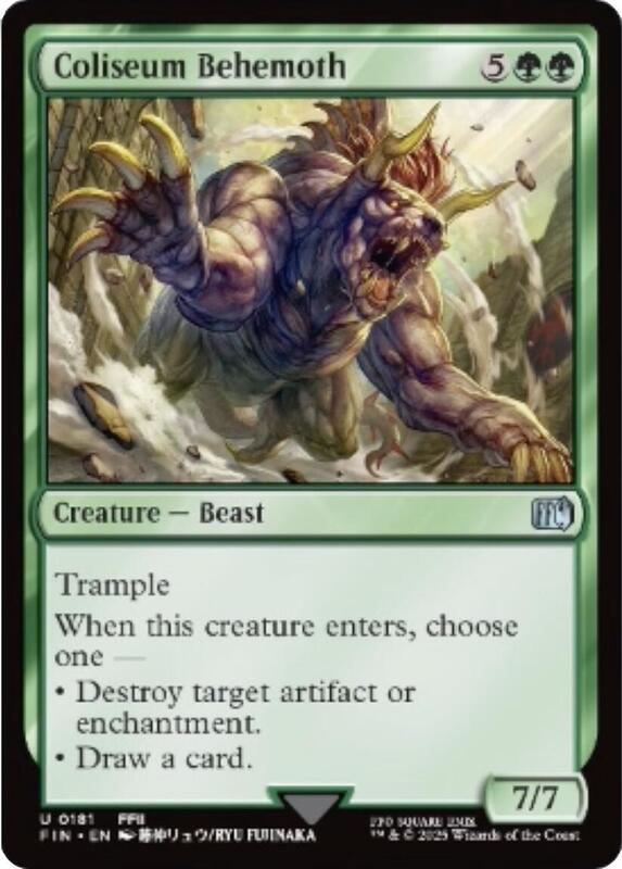 Coliseum Behemoth - FINAL FANTASY - Magic: The Gathering - TCGplayer.com