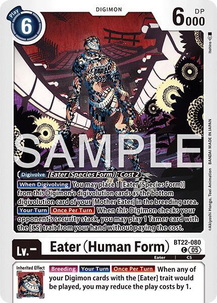 Eater (Human Form) - Cyber Eden - Digimon Card Game - TCGplayer.com