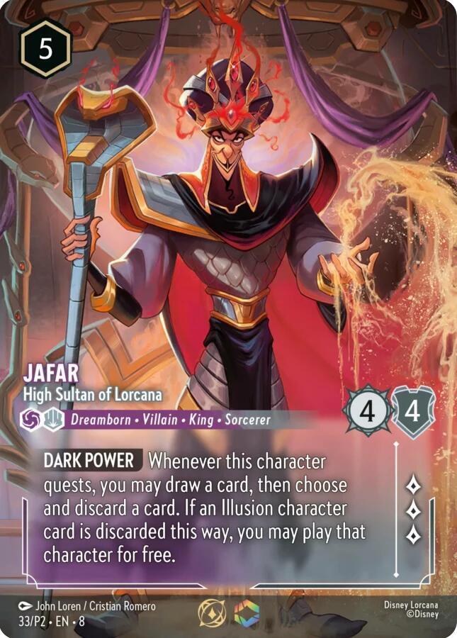 Jafar - High Sultan of Lorcana (Store Championship) - Disney Lorcana ...