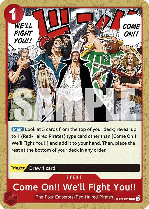 Come On!! We'll Fight You!! (Reprint) - Starter Deck 23: RED Shanks ...