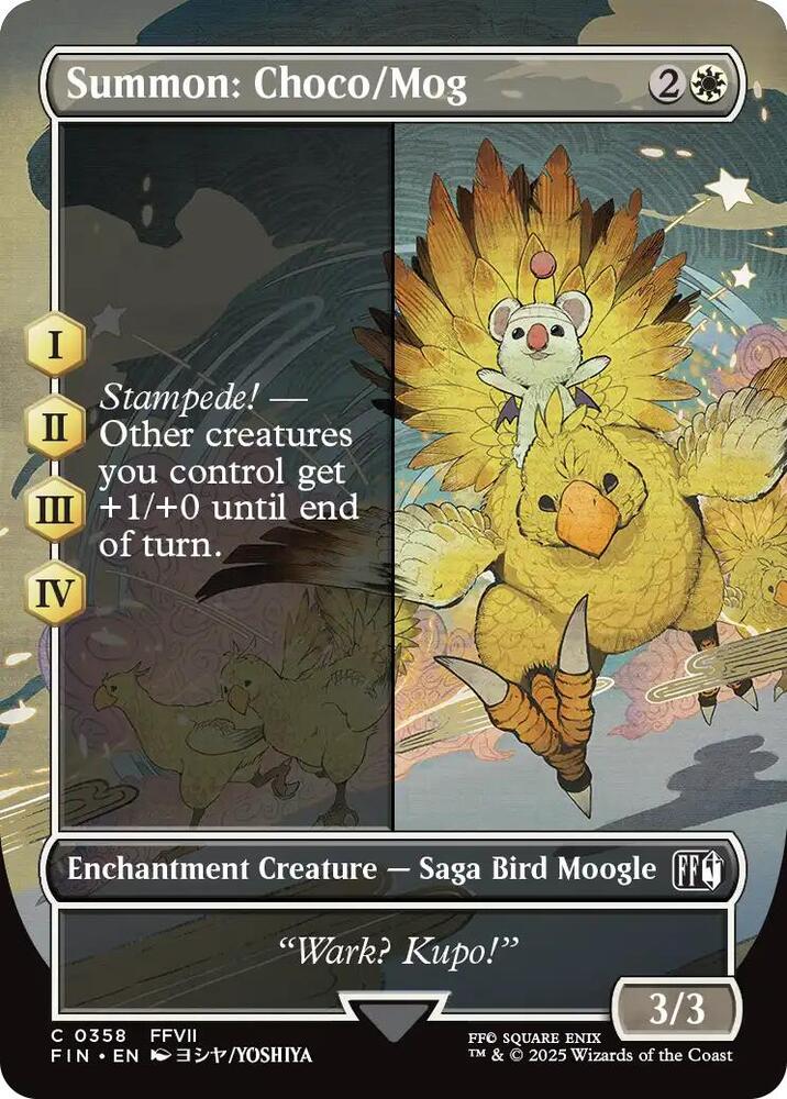 Summon: Choco/Mog (Borderless) - FINAL FANTASY - Magic: The Gathering - TCGplayer.com
