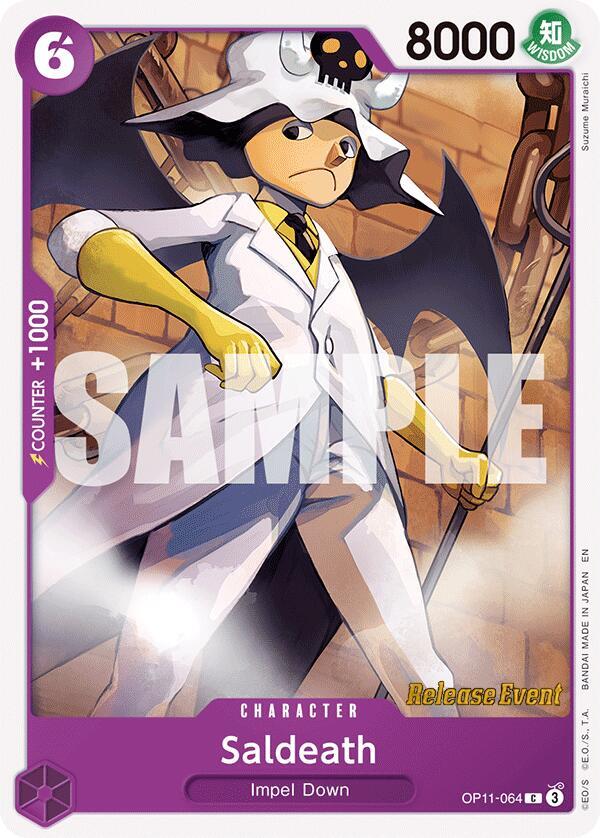 Saldeath - A Fist of Divine Speed Release Event Cards - One Piece Card ...