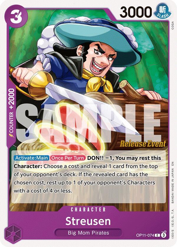 Streusen - A Fist of Divine Speed Release Event Cards - One Piece Card ...