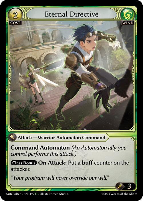 Eternal Directive - Mercurial Heart Alter Edition - Grand Archive TCG ...
