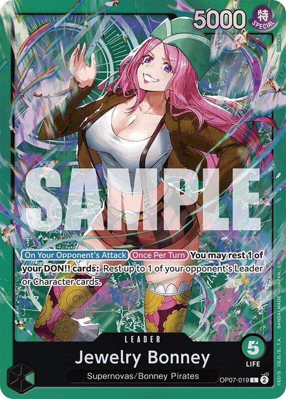 Jewelry Bonney (OP07-019) - Starter Deck 24: GREEN Jewelry Bonney - One Piece Card Game ...