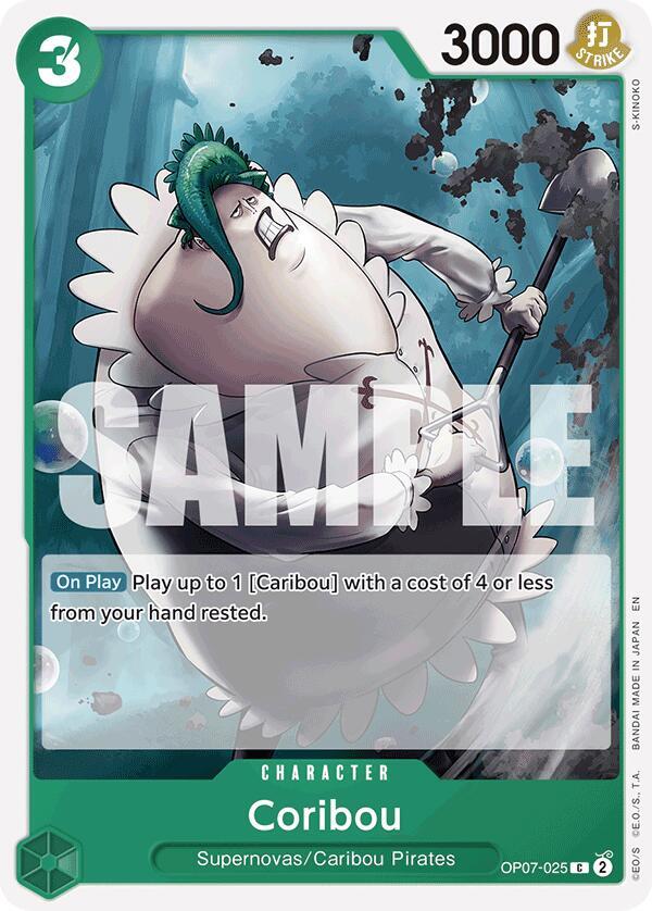 Coribou (Reprint) - Starter Deck 24: GREEN Jewelry Bonney - One Piece ...
