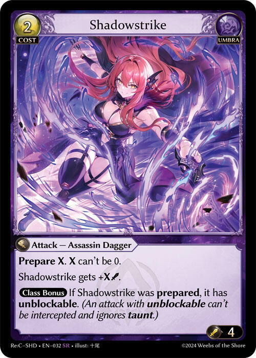 Shadowstrike - Tristan, Shadowdancer Re:Collection Lite - Grand Archive TCG - TCGplayer.com
