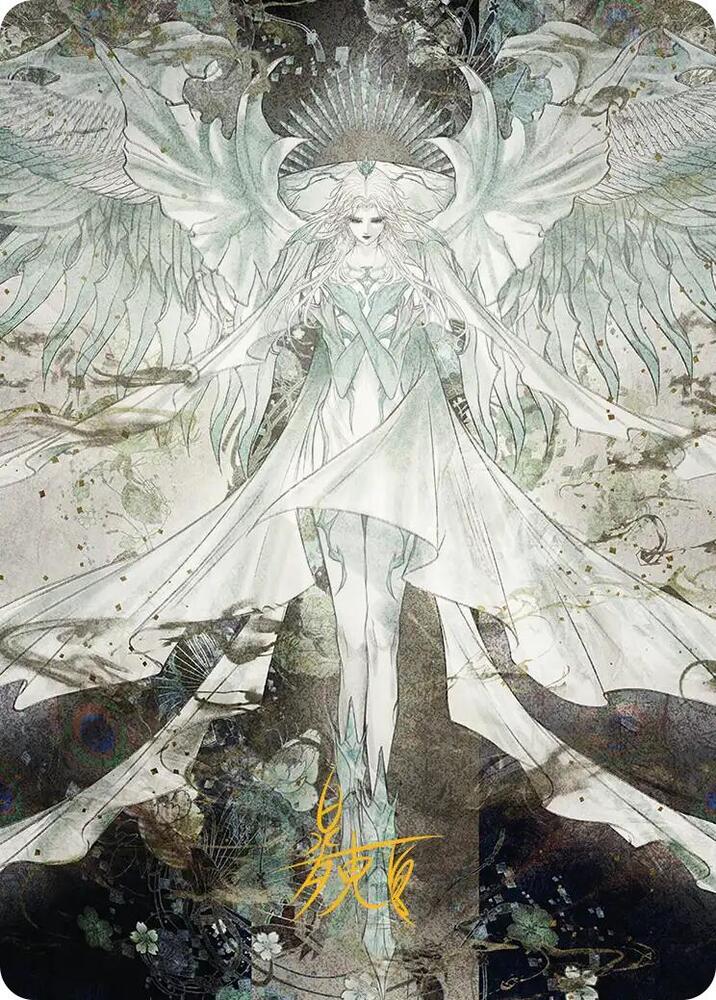 Hydaelyn, the Mothercrystal Art Card (Gold-Stamped Signature) - Art ...