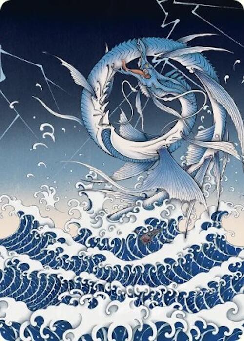 Summon: Leviathan Art Card - Art Series: FINAL FANTASY - Magic: The ...