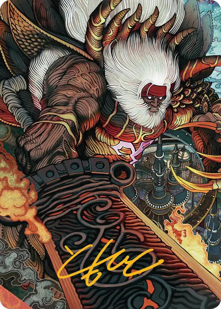 Braska's Final Aeon Art Card (Gold-Stamped Signature) - Art Series ...