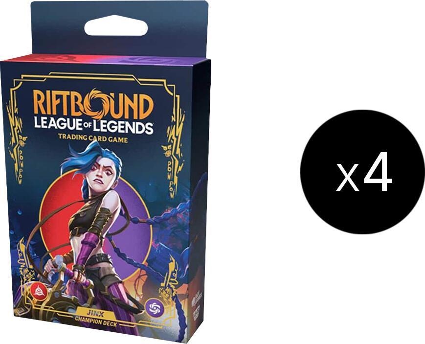 Origins - Champion Deck (Jinx) Display - Origins - Riftbound: League of ...