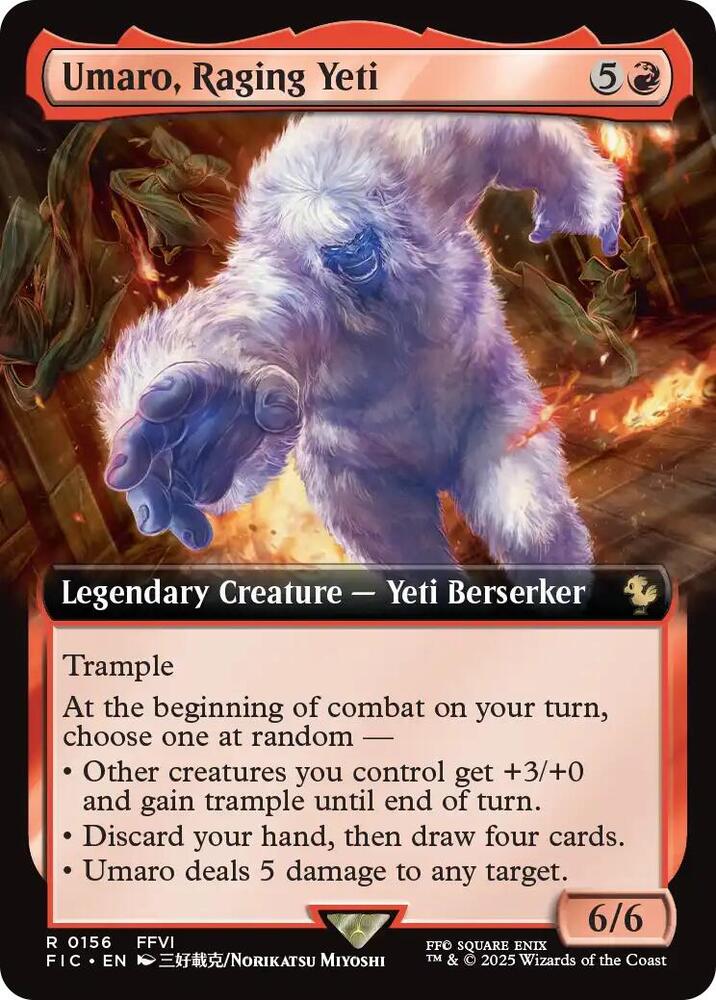Umaro, Raging Yeti (Extended Art) - Commander: FINAL FANTASY - Magic ...