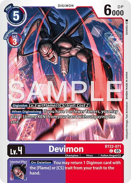 Devimon - Cyber Eden - Digimon Card Game - TCGplayer.com