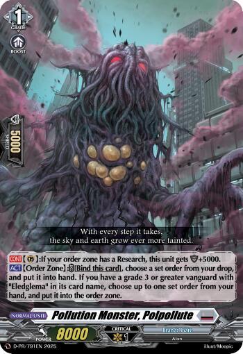 Pollution Monster, Polpollute - D Promo Cards - Cardfight Vanguard ...