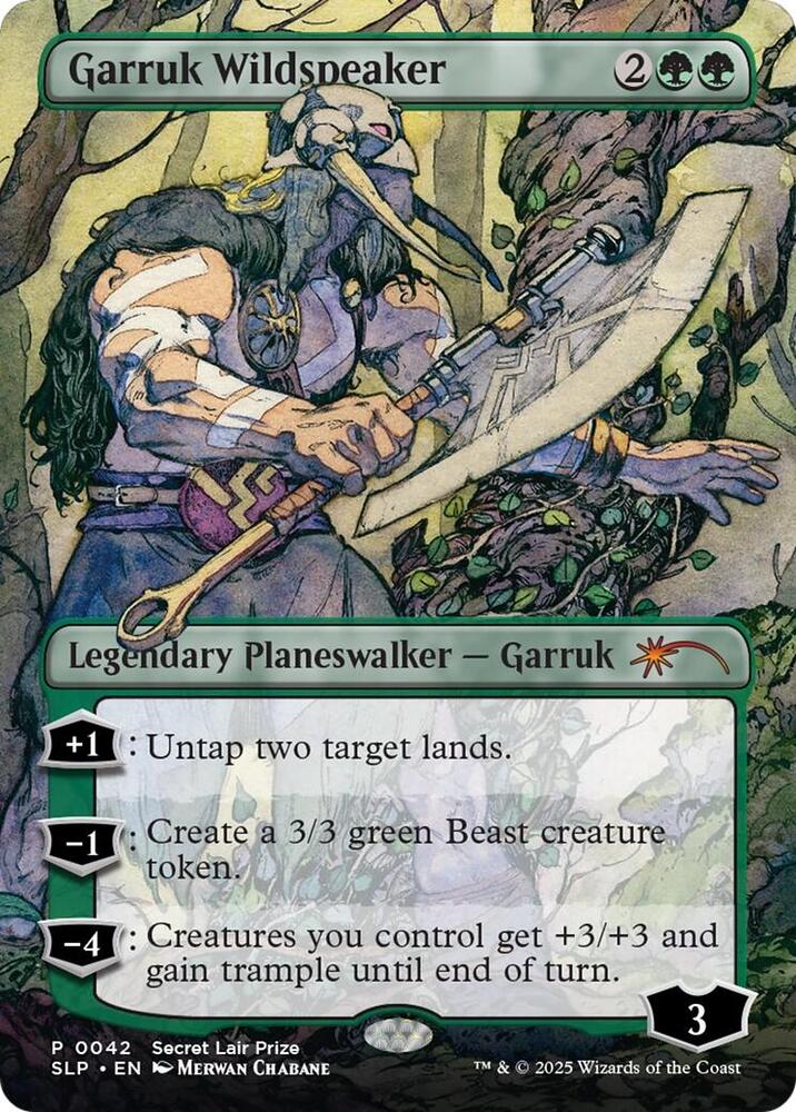 Garruk Wildspeaker - Secret Lair Showdown - Magic: The Gathering ...