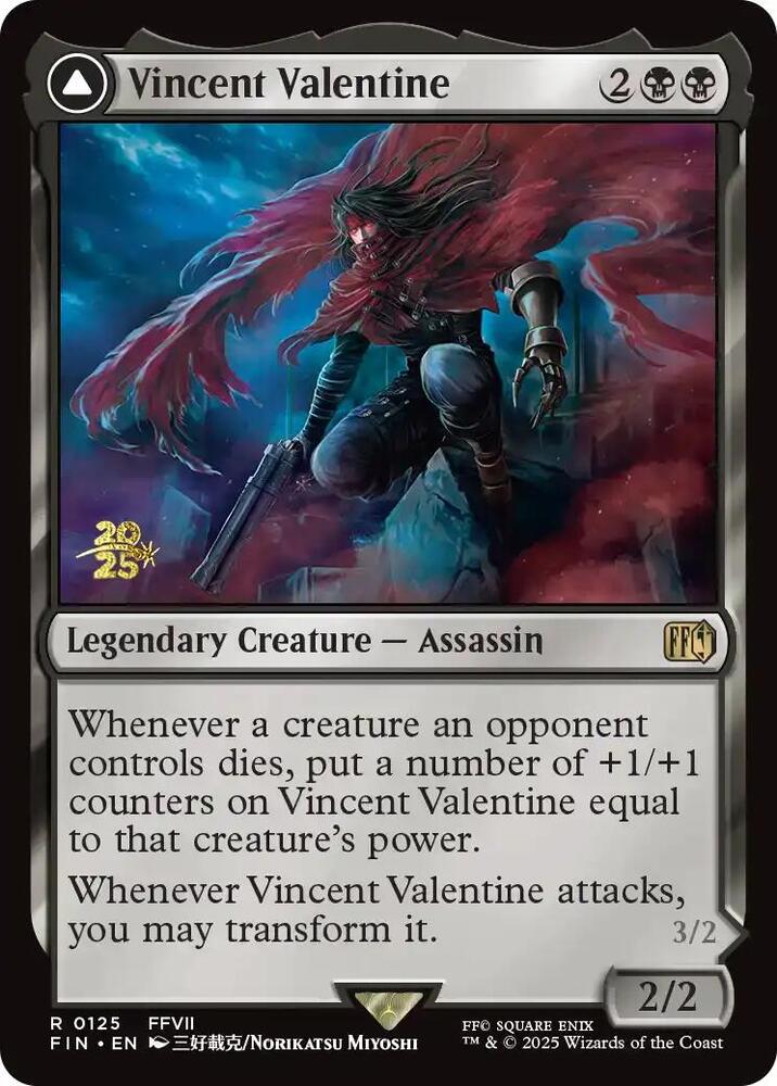 Vincent Valentine - Prerelease Cards - Magic: The Gathering - TCGplayer.com