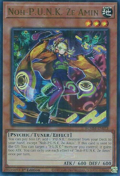 Noh-P.U.N.K. Ze Amin - Battles of Legend: Monster Mayhem - YuGiOh ...