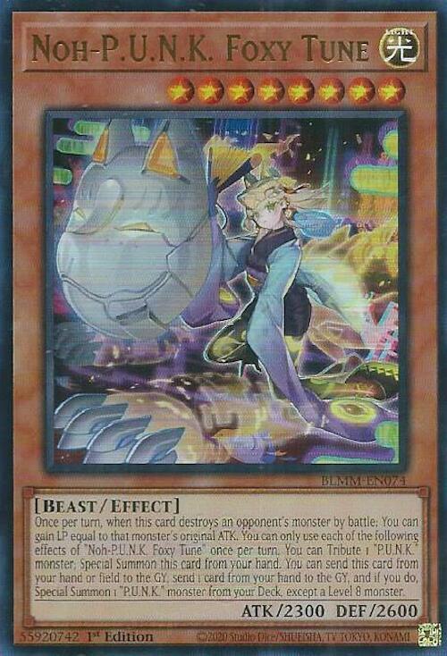 Noh-P.U.N.K. Ze Amin - Battles of Legend: Monster Mayhem - YuGiOh ...