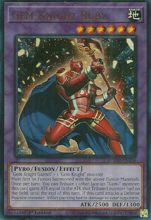 Gem-Knight Ruby - Battles of Legend: Monster Mayhem - YuGiOh ...