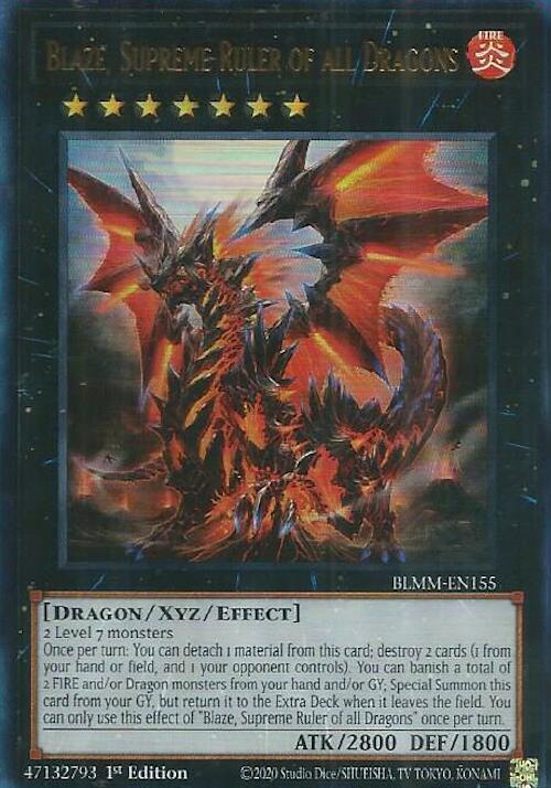 Blaze, Supreme Ruler of all Dragons - Battles of Legend: Monster Mayhem - YuGiOh - TCGplayer.com