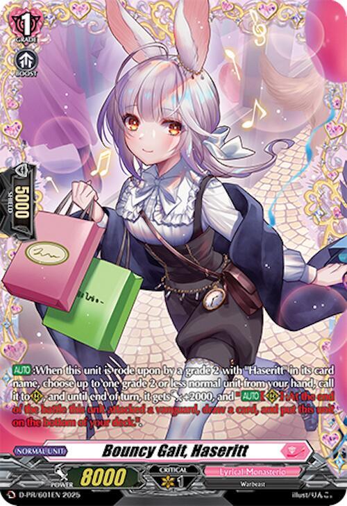 Bouncy Gait, Haseritt - D Promo Cards - Cardfight Vanguard - TCGplayer.com