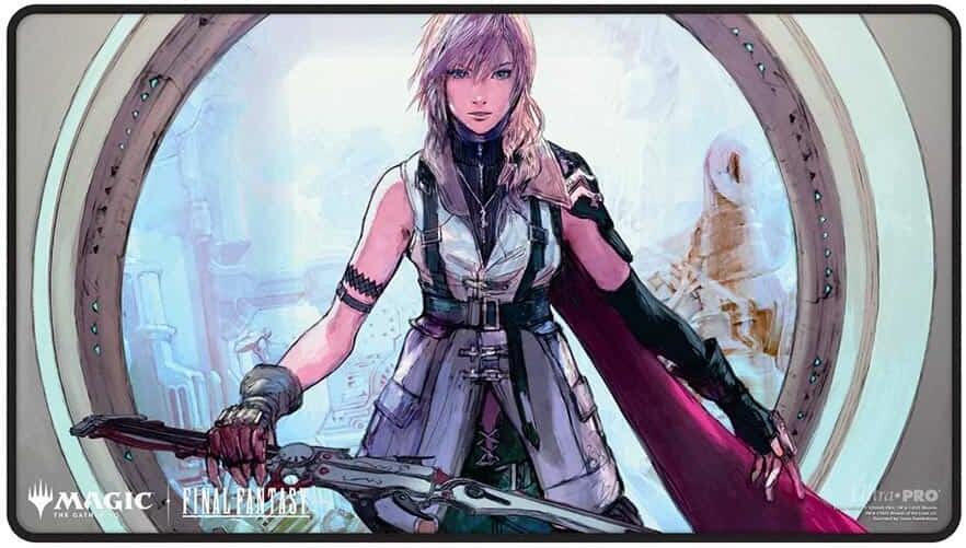 FINAL FANTASY Black Stitched Playmat for Magic: The Gathering - Premium ...