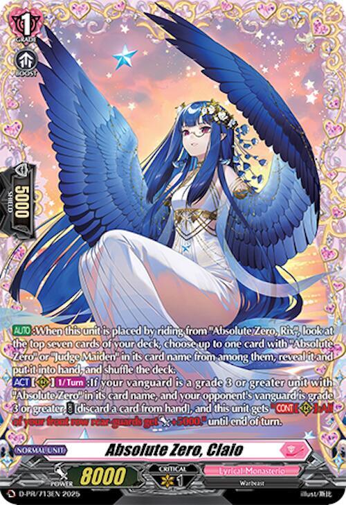 Absolute Zero, Claio - D Promo Cards - Cardfight Vanguard - TCGplayer.com