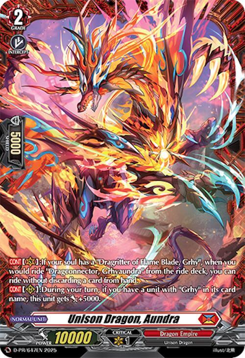 Unison Dragon, Aundra - D Promo Cards - Cardfight Vanguard - TCGplayer.com