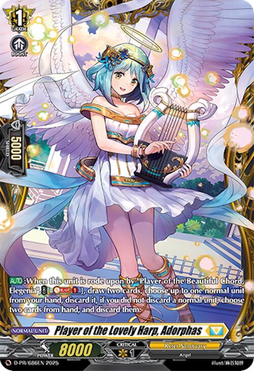 Player of the Lovely Harp, Adorphas - D Promo Cards - Cardfight ...