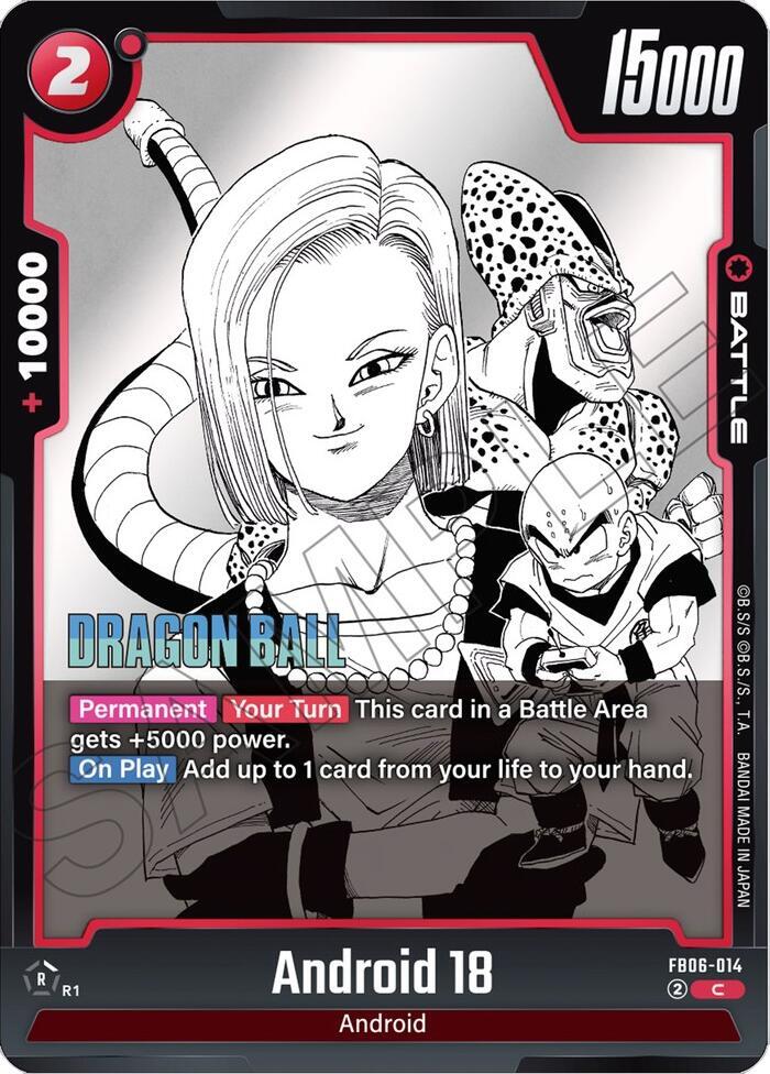 Android 18 - FB06-014 - Manga Booster 01 - Dragon Ball Super: Fusion World - TCGplayer.com