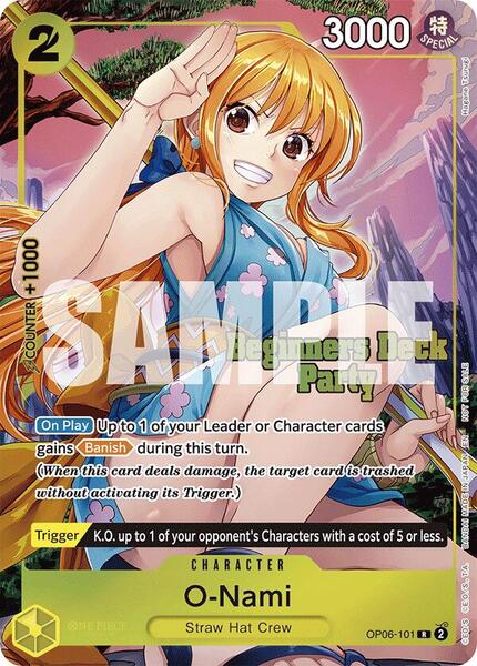 O-Nami (Beginners Deck Party [ST-23] - [ST-28] Winner Pack) - One Piece ...