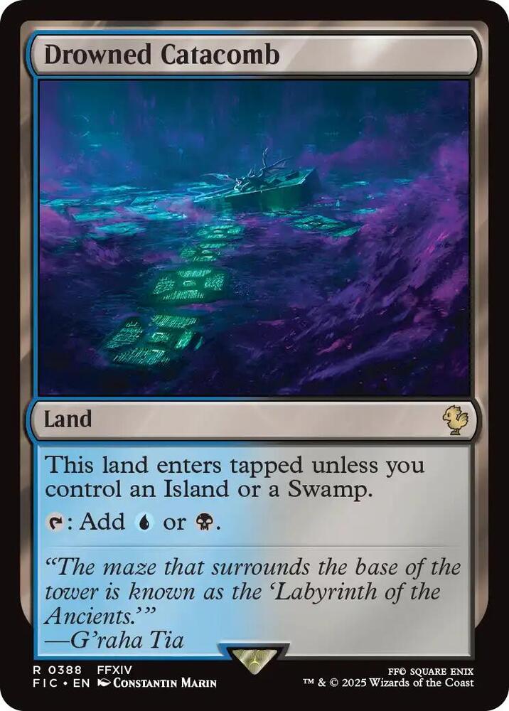 Drowned Catacomb (Surge Foil) - Commander: FINAL FANTASY - Magic: The Gathering - TCGplayer.com