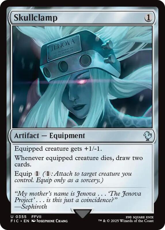 Skullclamp (Surge Foil) - Commander: FINAL FANTASY - Magic: The ...