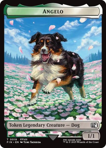 Angelo // Darkstar Double-Sided Token - FINAL FANTASY - Magic: The ...