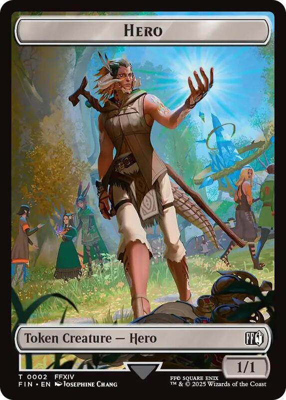 Hero (0002) // Food Double-Sided Token - FINAL FANTASY - Magic: The Gathering - TCGplayer.com