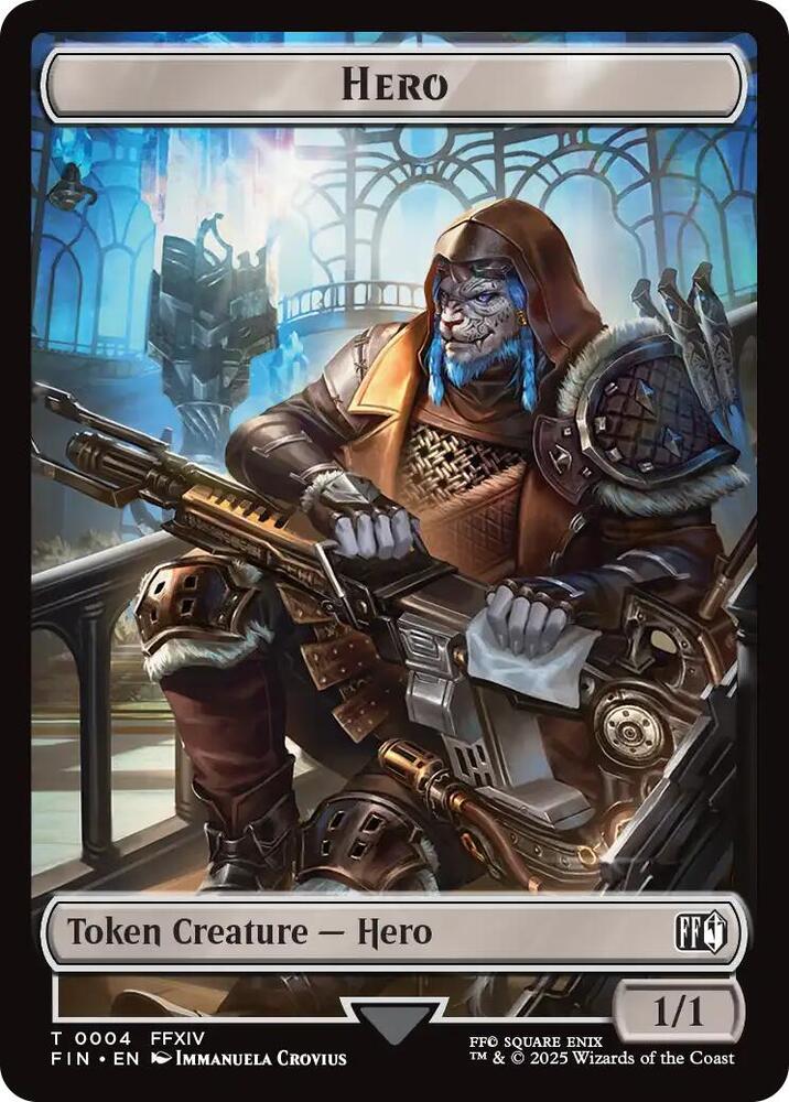 Hero (0004) // Copy (0001) Double-Sided Token - FINAL FANTASY - Magic ...